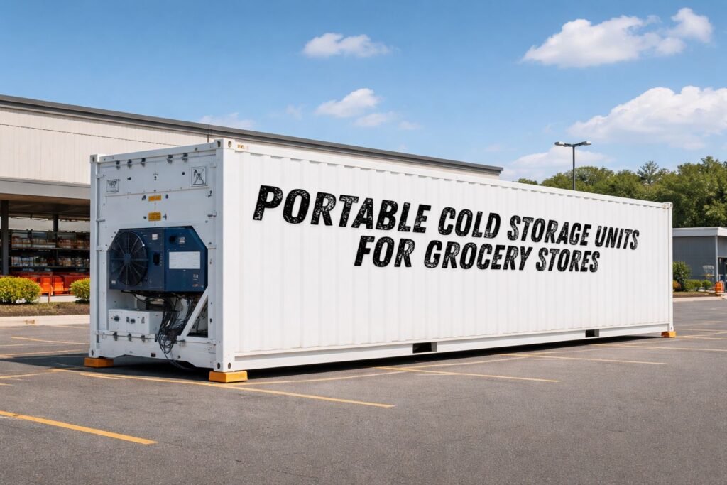 Portable Cold Storage Units for Grocery Stores - Dry Box Cold Storage
